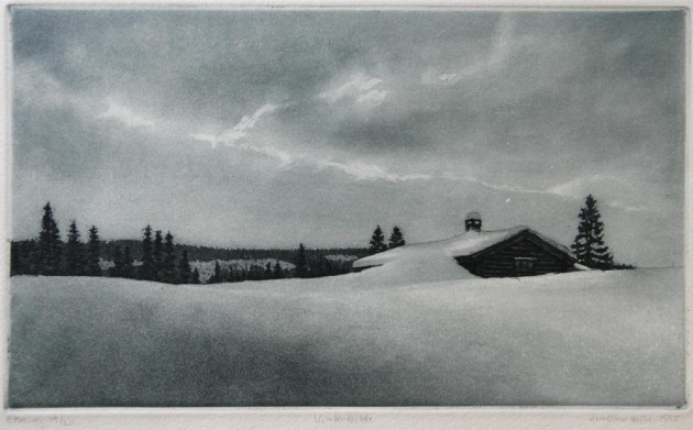 Vinterbilde | Amare.no kunst nettbutikk, over 200 kunstnere, 6000 kunstverk